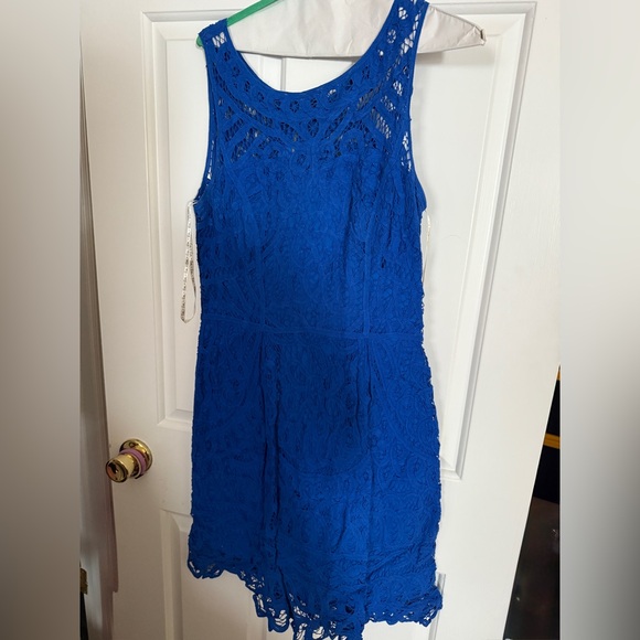 Lilly Pulitzer | Dresses | Lilly Pulitzer Foley Dress Blue Battenburg ...